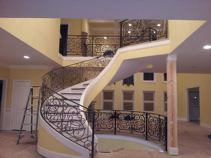 Custom Interior Railings - Womack Iron