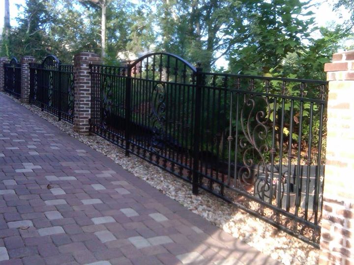 Custom Wrought Iron Fence - Womack Iron