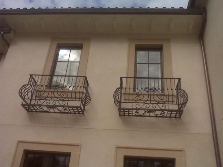 Custom Wrought Iron Balconies - Womack Iron